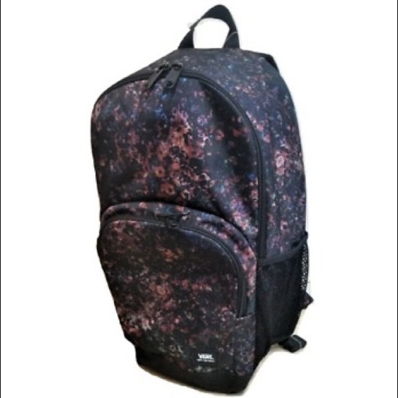 Vans | Bags | Nwt Vans Alumni Backpack 3p Pocket Black Galaxy | Poshmark